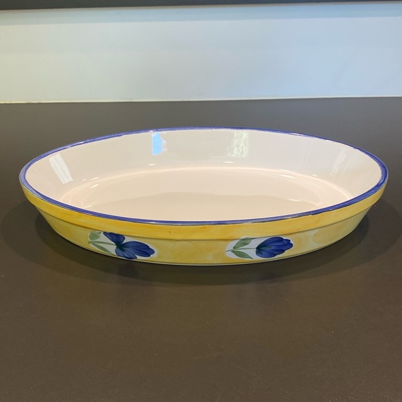 Dansk | Dining | Dansk St Tropez Hand Painted Oval Baker Casserole Dish ...